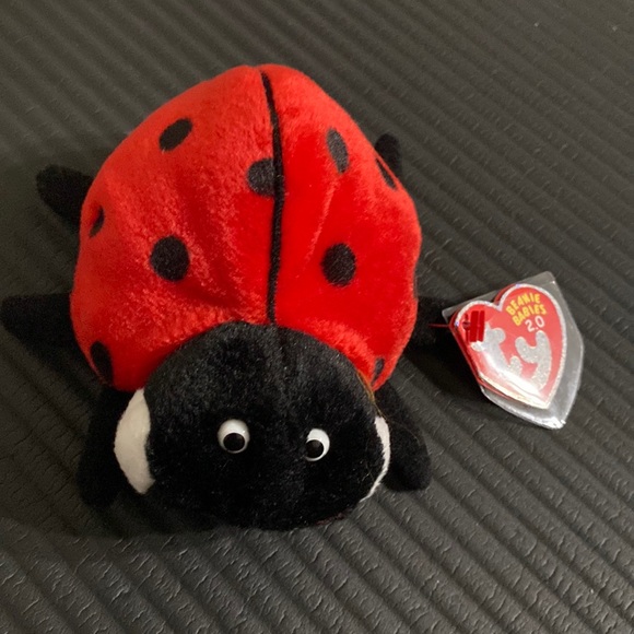 Ty | Toys | Ty Beanie Babies Baby Lady Bug 2 Madden Insect Rare Vintage ...